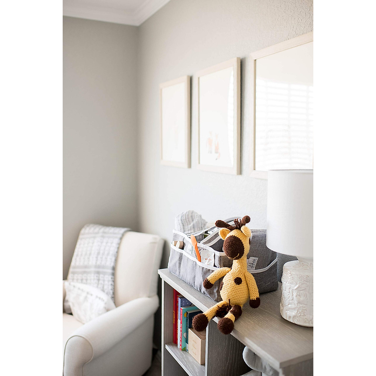 Aeiniweraabbcc XGATML a Baby Diaper Caddy Large Organizer - Cute Design for Nursery and Travel