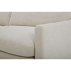 Amazon Brand – Stone & Beam Rustin Contemporary Deep-Seated Sofa Couch, 89"W, Cream