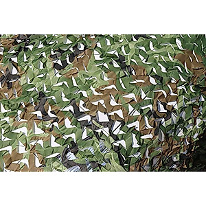 Sutekus Camouflage Net Camo Netting Hunting Blinds Military Netting for Hunting Camping Hide (10'×13')