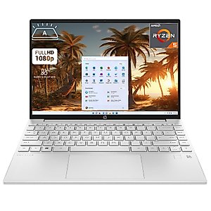 HP 2023 Pavilion Aero 13 Premium Laptop, AMD Ryzen 5 7535U, 13.3" WUXGA, 16GB RAM, 1TB SSD, Windows 11 Home, Wi-Fi 6, Micro-Edge, Backlit Keyboard, Webcam, HDMI, Bluetooth, Long Battery Life, Silver