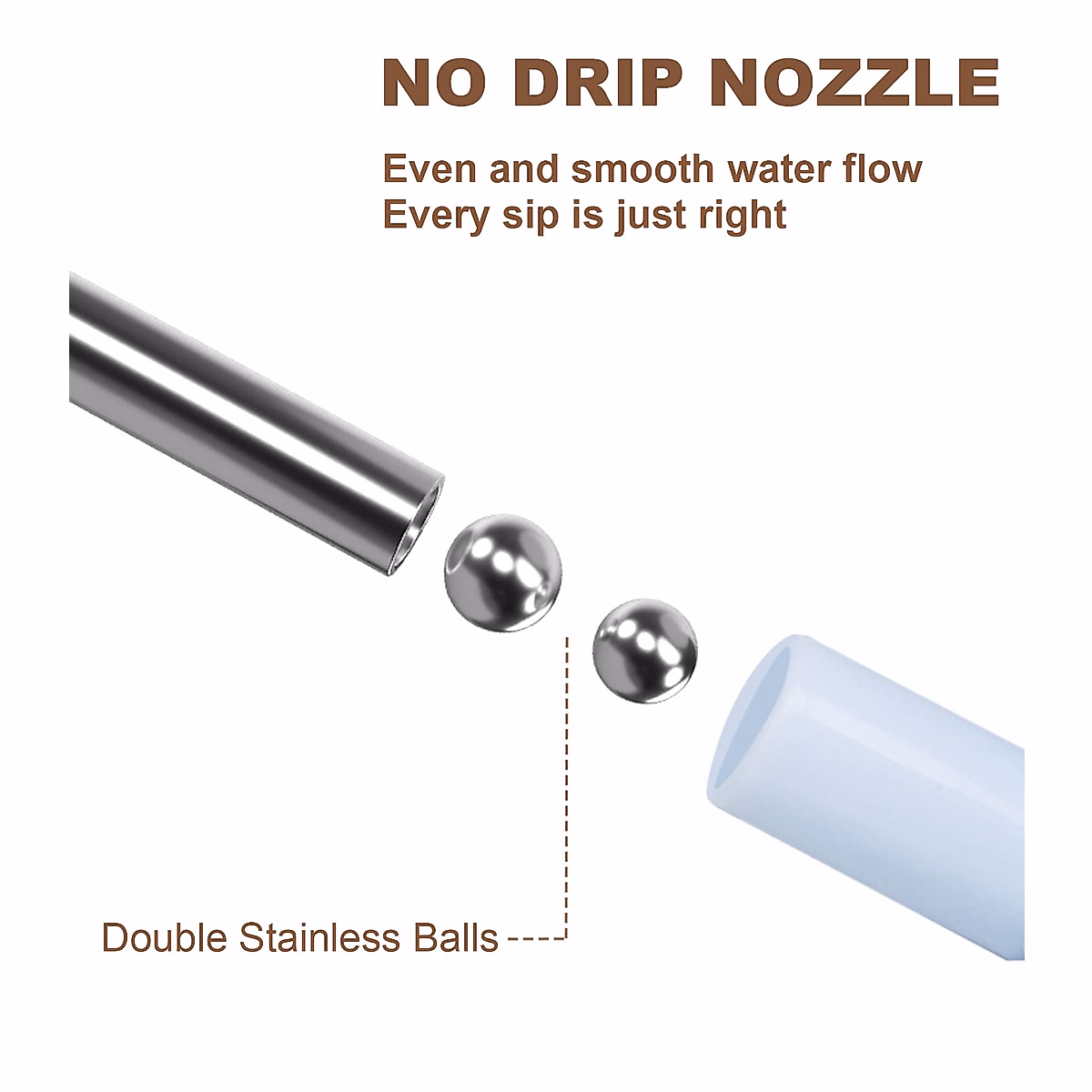 Hamster Water Bottle with Stand, Small Animal Water Dispenser, with Hideout Space, Leak-Proof, for Dwarf Hamsters