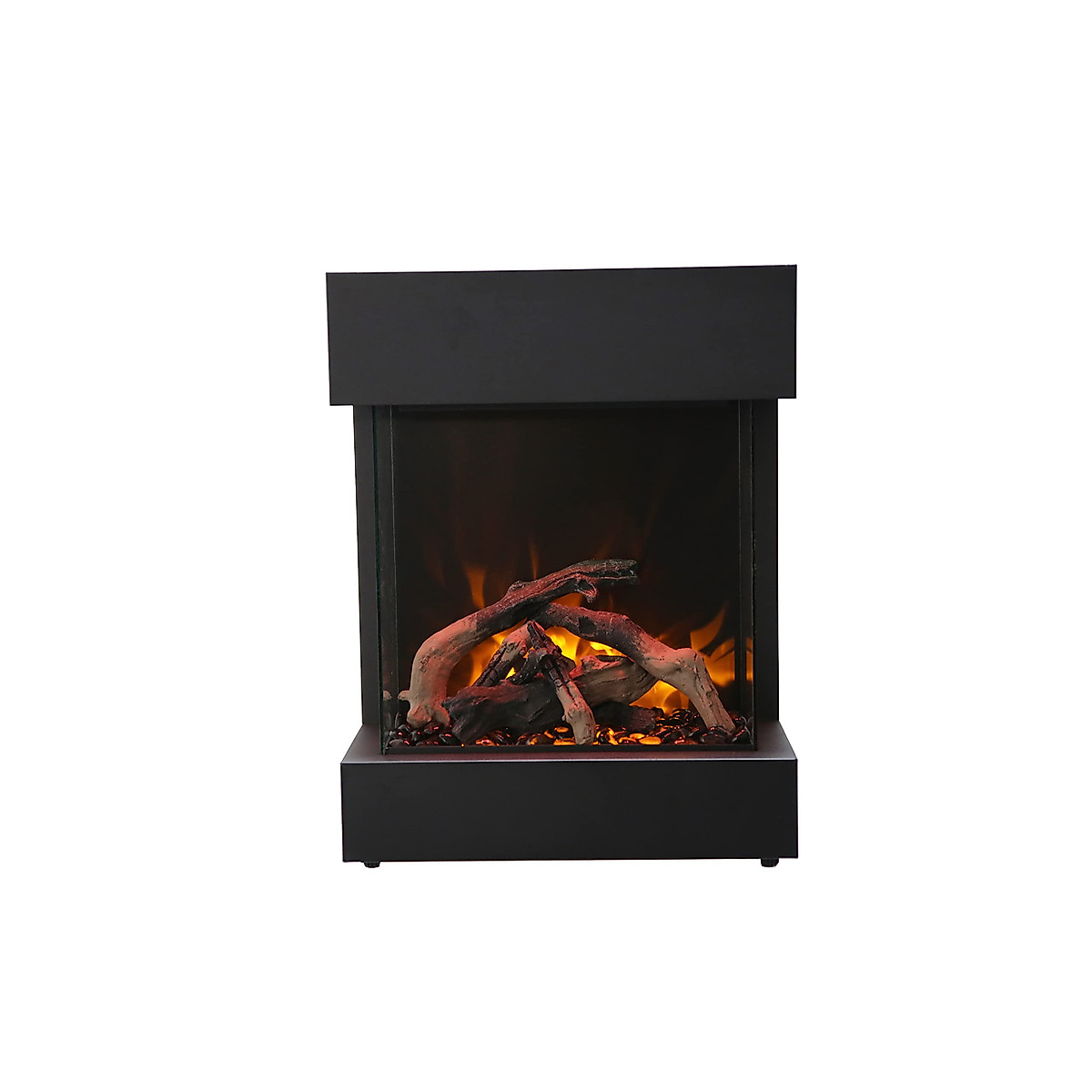 Amantii Stylish Cube 3-Sided Electric Fireplace