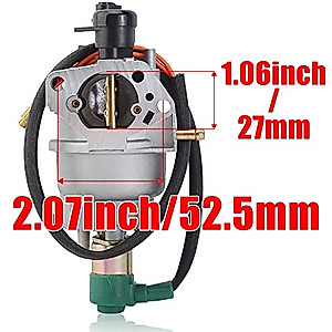 SOAJEE Carburetor Kit Compatible with Troy Bilt 30477 30478 030477 30594 030595 Pulsar PG10000 PG10000T 6250 7000 10500 Watt XP 13hp 420cc Gas Generator.