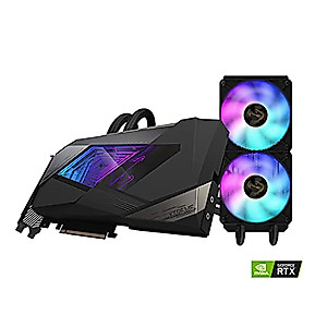 GIGABYTE AORUS GeForce RTX 3080 Xtreme WATERFORCE 10G (REV2.0) Graphics Card, All-in-one Cooling System, LHR, 10GB 320-bit GDDR6X, GV-N3080AORUSX W-10GD REV2.0 Video Card