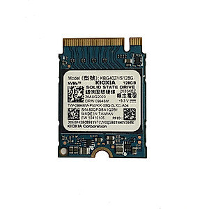Kioxia Internal SSD, PCIe Gen 3 x 4 NVMe Solid State Drive, M.2, OEM Package (2230, 128GB)