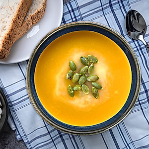 Peohud 6 Pack Small Dessert Bowls, 8 Ounce Bouillon Cups, Porcelain Pinch Bowl Ramekins for Dessert Pudding Soup Dipping Sauce