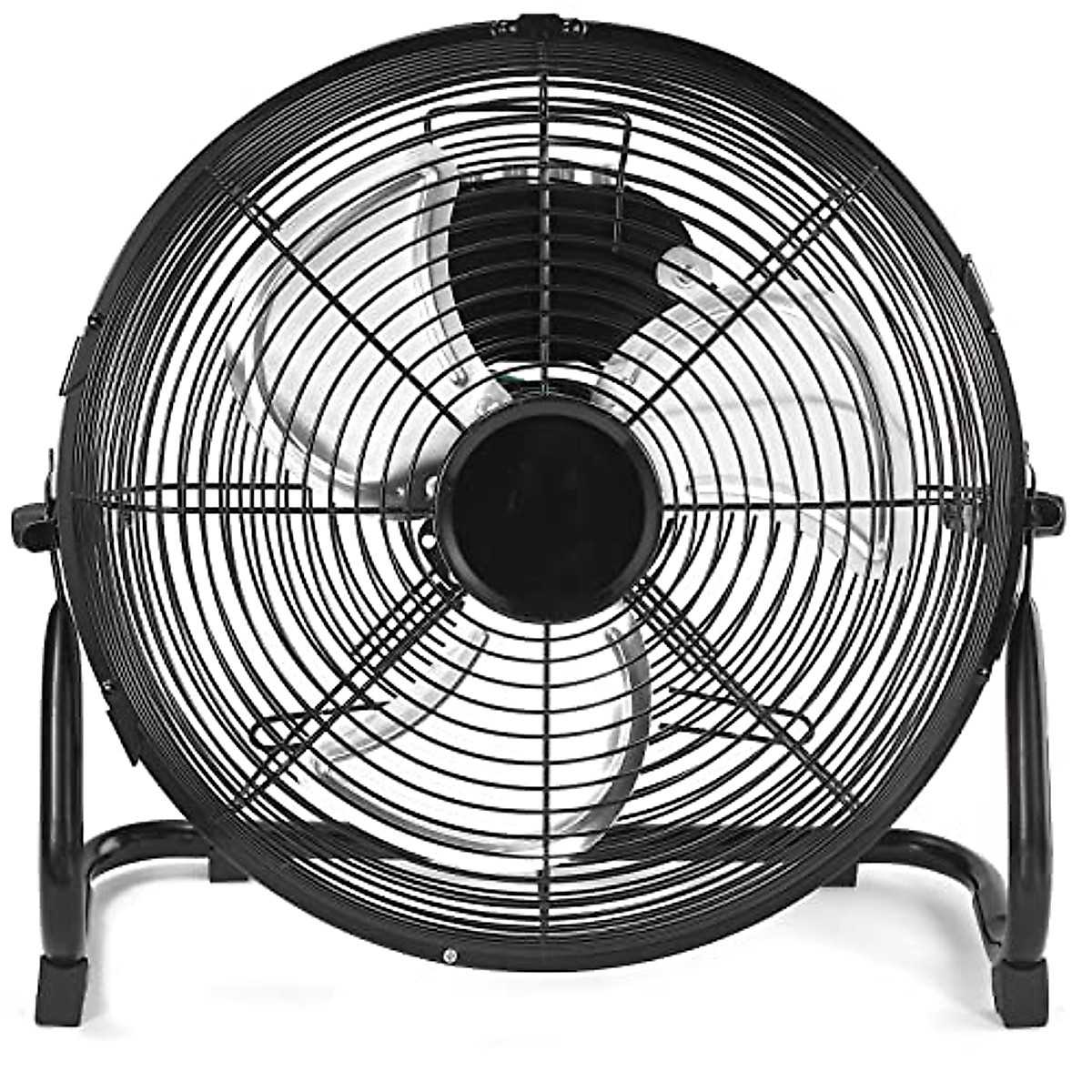 BREEZE LIVING 12 Inch 3-Speed High Velocity Heavy Duty Metal Industrial Floor Fans Oscillating Quiet for Home, Commercial, Residential, and Greenhouse Use, Outdoor/Indoor