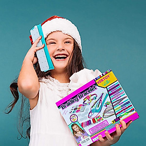 VERTOY Friendship Bracelet Making Kit for Girls - Cool Arts and Crafts Toys for 6 7 8 9 10 11 12 Years Old, Bracelet String and Rewarding Activity, Best Birthday Gifts for Teen Kids