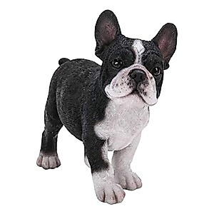 Pacific Giftware Realist Look French Bulldog Puppy Standing Resin Figurine Statue