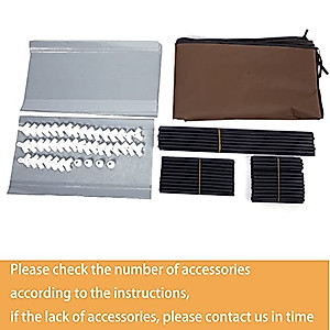 ADUZA 10-Tier Shoe Rack, 27 Pairs Stackable Entryway Shoe Storage Organizer, Free Standing Non-Woven Fabric Expandable Shoe Shelf for Hallway, Closet, Living Room Brown