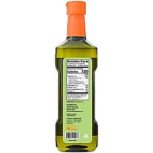 BetterBody Foods Refined Avocado Oil, Non-GMO Cooking Oil, Kosher, Keto and Paleo Diet Friendly, for High-Heat Cooking, Frying, Baking, 100% Pure Avocado Oil, 500 mL, 16.9 Fl Oz