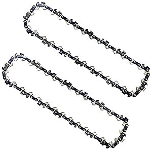 Opuladuo 2PC 8" Pole Saw Chain Replacement for 9.5 in. Harbor Freight Portland 62896 68862 63190 56808-3/8" .050" 33DL