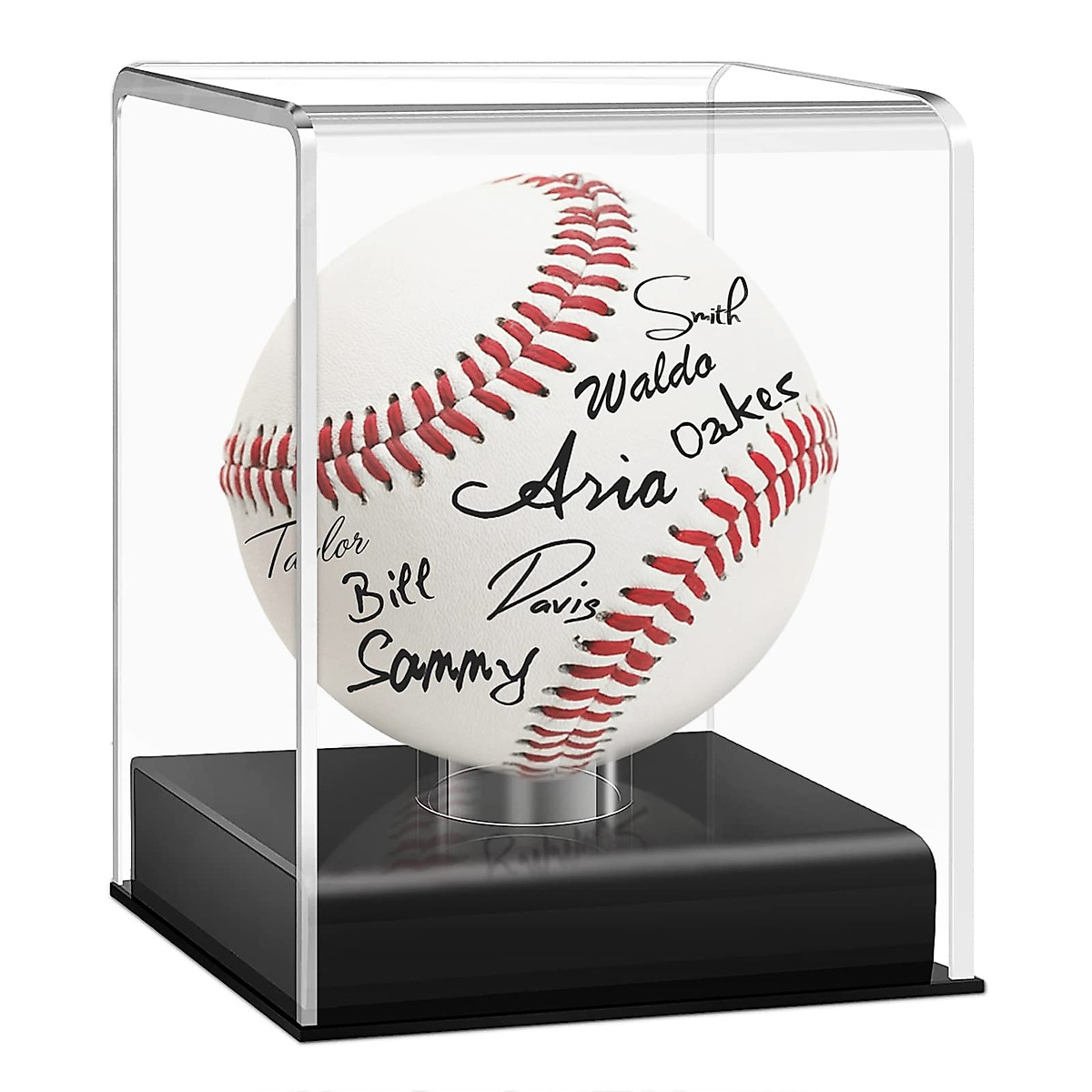 Acrylic Baseball Case for Display - UV Protected Baseball Display Cube, Autographed Baseball Clear Display Case, Baseball Display Case for Memorabilia Baseball (1)