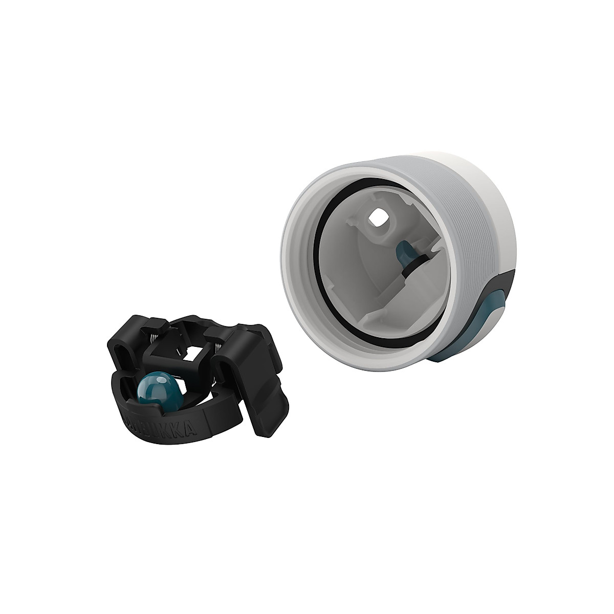 Kambukka ETNA UNCERTAIN GREY Insulated Tumbler 500ml - Stainless Steel Takeaway Coffee Cup - Leak Proof & Leakproof - Insulated Tumbler for Travel and Coffee - Keeps Hot for 9