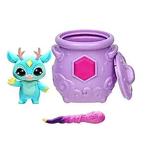 Magic Mixies Mixlings Magic Castle Super Pack, Expanding Playset with Magic Wand That Reveals 5 Magic Moments and 2 Collector's Cauldrons, for Kids Aged 5 and Up, Amazon Exclusive