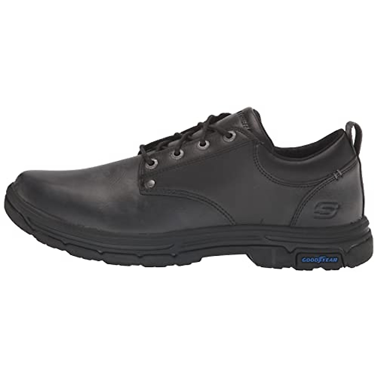 Skechers USA Men's Men's Segment 2.0 Goodyear Rubber Low Profile Round Toe Lace Up Oxford, Blk, 10