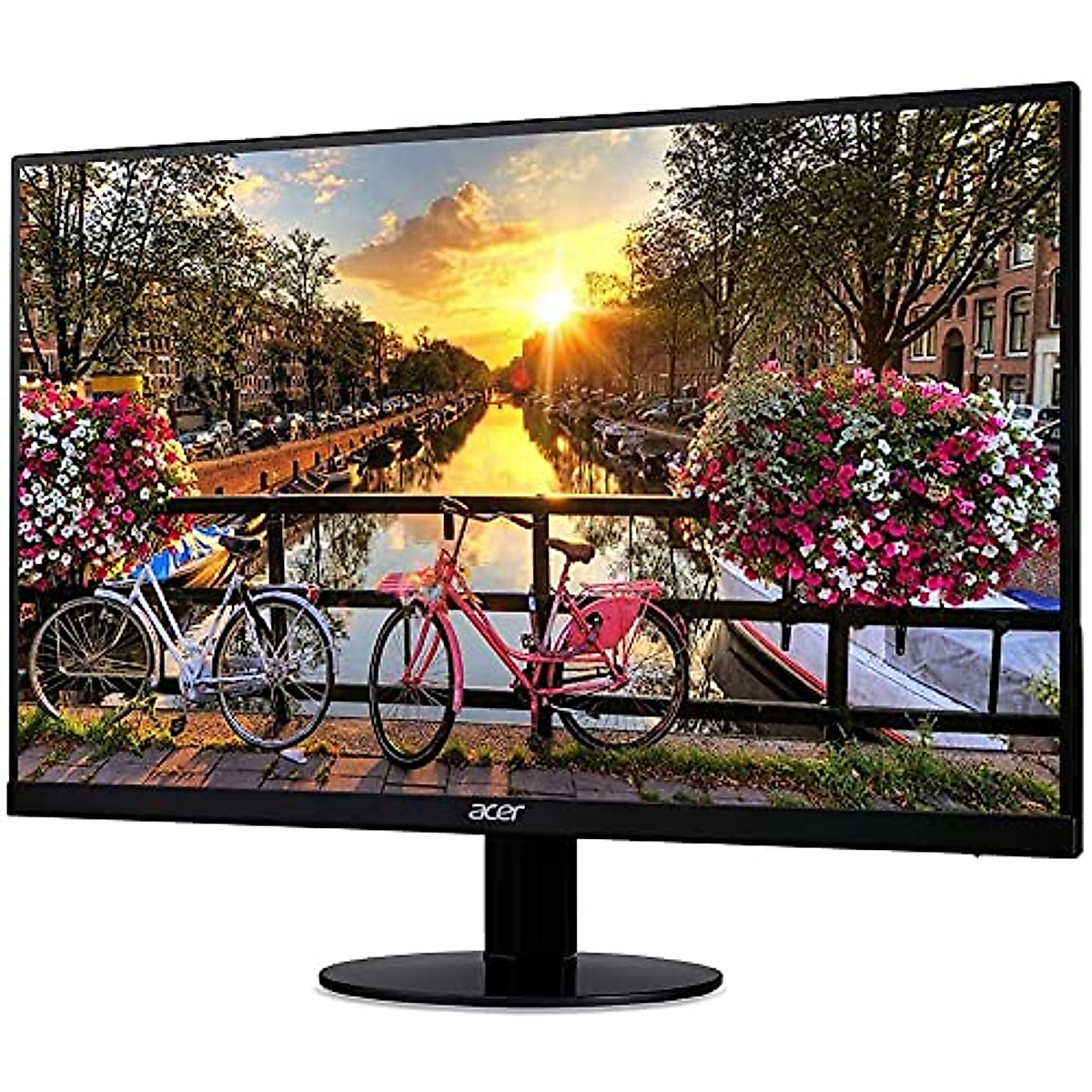 acer New Premium SB270BB 27" FHD IPS Ultra-Thin Zero Frame LED Monitor: AMD Radeon FREESYNC Tech, 1ms VRB, 75Hz Refresh Rate, 16.7M Color, Aspect Ratio 16:9, VGA, HDMI, TF-VGA/HDMI Cable