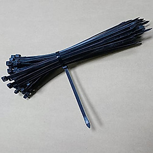 Zip Ties 250 pcs 10 inch Cable Zip Ties Heavy Duty with 50 LBS Tensile Strength, Premium Plastic Wire Ties, UV Resistant Cable Ties, Self-Locking Black Nylon Cable Tie Straps
