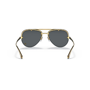 Versace VE2231-100287 Sunglasses GOLD w/DARK GREY 60mm