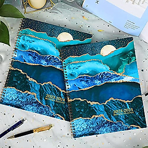 2023-2024 Monthly Planner/Calendar - 2 Year Monthly Planner 2023-2024, Jan 2023 - Dec 2024, 9" × 11", 24 Months Planner, Monthly Tabs & Holidays & Note Pages & Double-Side Pocket & Twin-Wire Binding