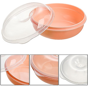 Frcctre 6 Pack Bagel Keeper, Round Bagel Fresh Saver Donut Keeper Holder, Reusable Bagels Storage Container Bagels Fruit Storage Box for Home Kitchen