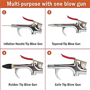 MELPRISU 17 Pieces Air Tool Kit 3/8" X 25ft PVC Air Compressor Hose Kit Air Compressor Accessories Kit