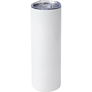 Sublimation Tumblers 20 Oz Skinny Straight, Stainless Steel Sublimation Tumblers Blank