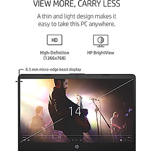 HP 14" HD Laptop Light-Weight, 16GB RAM, 1TB SSD + 64GB eMMC, AMD Dual Core 3000 Series Processor, WiFi, Bluetooth, USB A&C, HDMI, Webcam, Win10, Blue 1 Year Microsoft Office 365 + Mousepad