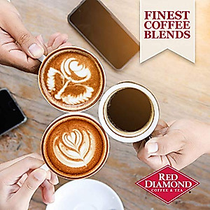 Red Diamond Ground Coffee | Classic Blend | Medium Roast | Arabica Beans | Smooth & Rich Flavor | 34.5 Ounce Resealable Can