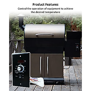 Digital Thermostat Controller Board Fit for Z Grills Pellet Grills Pro Thermostat Control Panel Kit Parts Replacement for Wood Pellet Grill BBQ Digital Pro Control Board Replacement