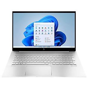 HP Envy 17t CG 17.3" Touch FHD Laptop (Intel i7-1195G7 4-Core, 16GB RAM, 128GB SSD + 1TB HDD, Intel Iris Xe, 1920x1080, Backlit KB, FP Reader, WiFi 6, BT 5, Win11H) w/Hub