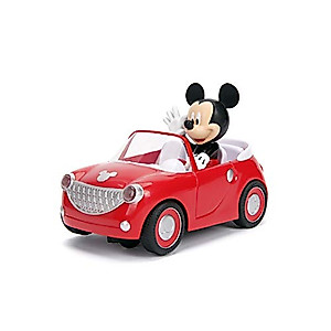 Jada Toys Disney Junior Mickey Mouse Clubhouse Roadster RC Car Red, 7"