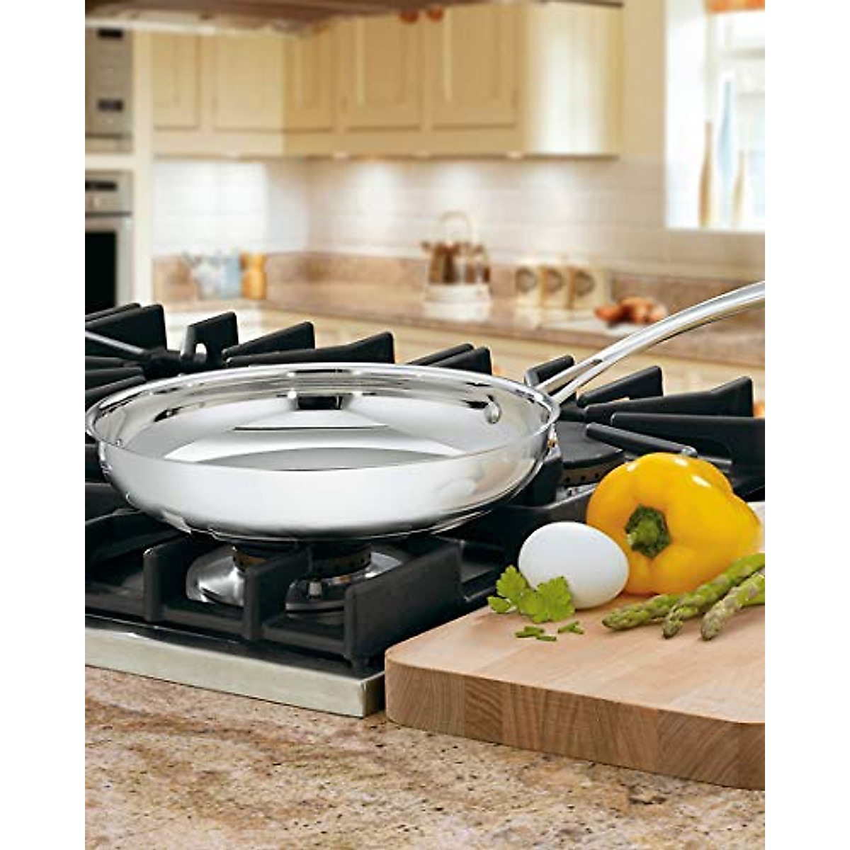 Cuisinart 422-24 Contour Stainless 10-Inch Open Skillet