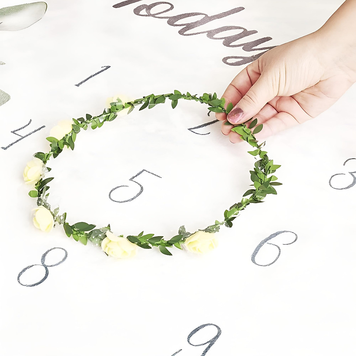 Monthly Baby Milestone Blanket for Baby Girl & Boy - 60"x40" Safari Baby Month Blanket - First Year Calendar Monthly Growth Chart - Track Baby Milestones & Growth - Soft Baby Picture Blanket