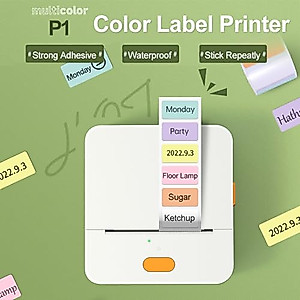 Yosoo Receipt Printer, Receipt Printers 57mm with 50 * 30mm/200 Label Stickers Thermal Receipt Printer for Easy and Clear Printing (White)