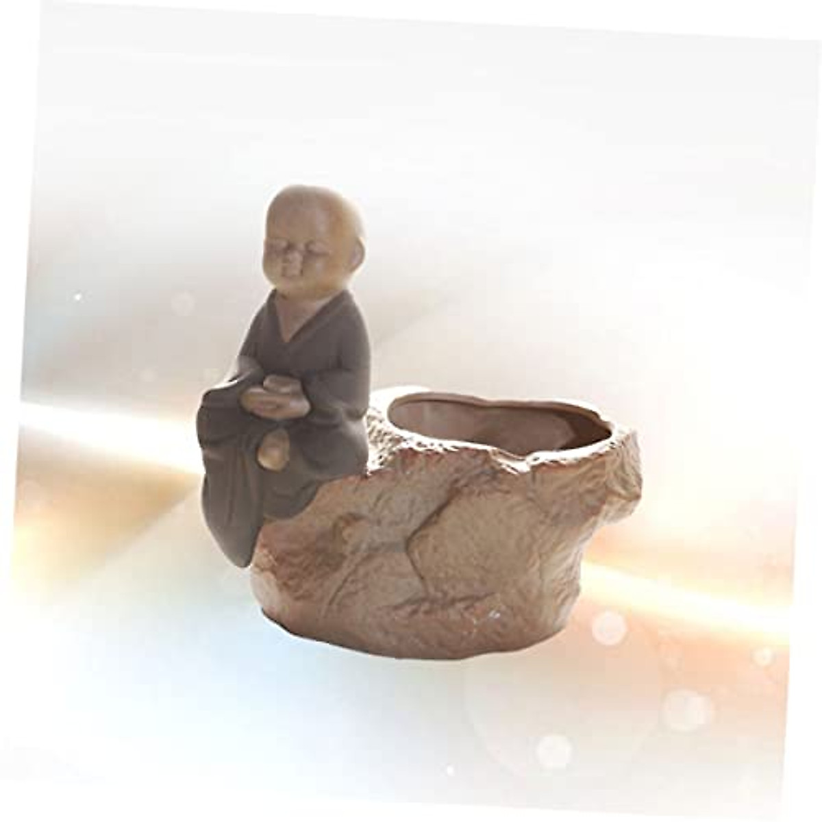 ZANOLI 2 pcs Orchid pots Flower vases for centerpieces Mini Succulent Plants Porcelain Flower Pot Decorative Pot Zen Garden Pla