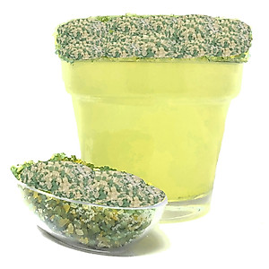 Snowy River Margarita Sugared Salt Blend - Naturally Colored Margarita Salt with Sugar hints, Margarita Rimmer, Beverage Rimmer, Cocktail Rimming Salt, Decorative Salt, Kosher (8oz Bag)