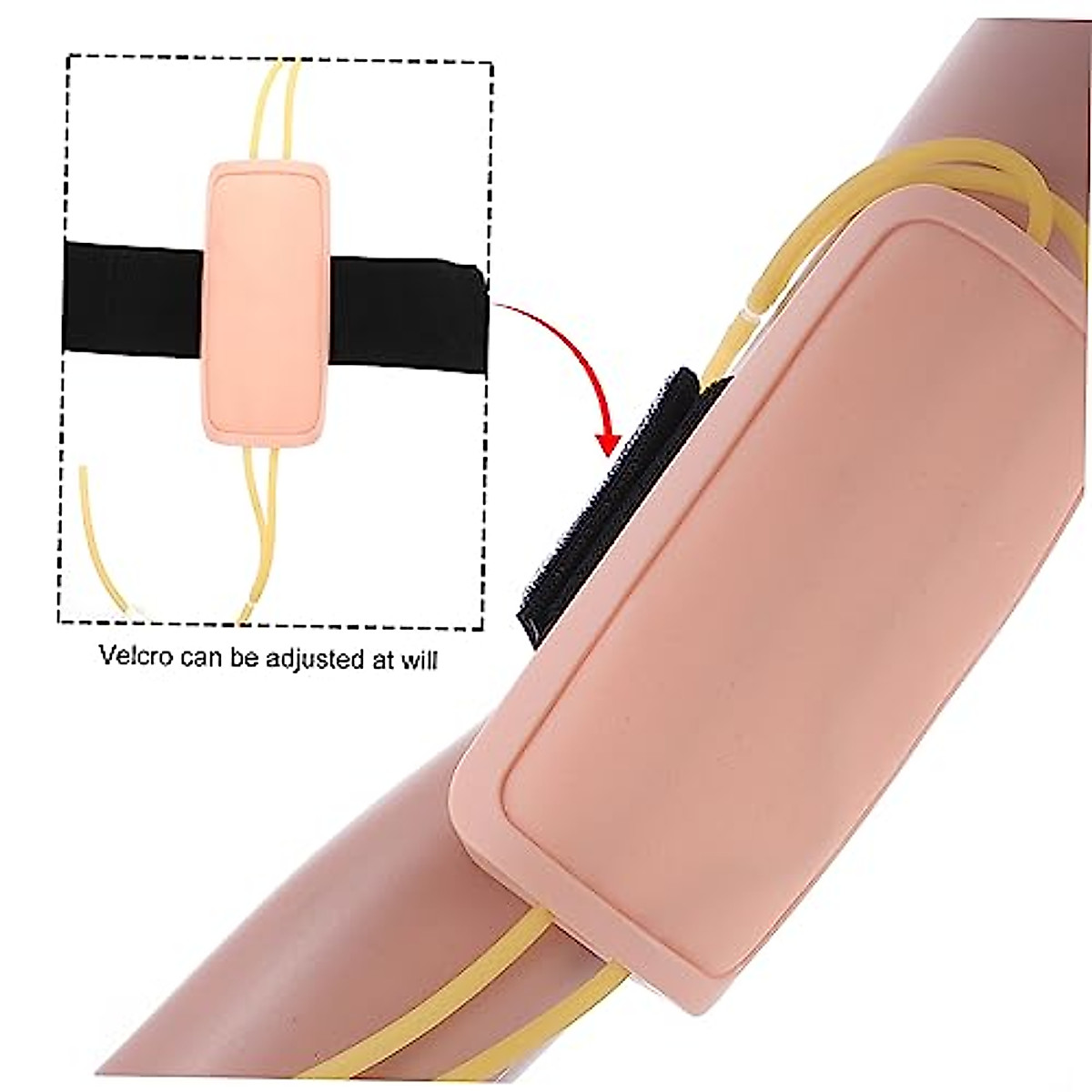 ULTECHNOVO Skin Model Mannequin Maniquin Venipuncture Practice Pad Wearable Iv Practice Trainer Kit Venipuncture Injection Model Injection Training Pad Injection Practice Model Artificial