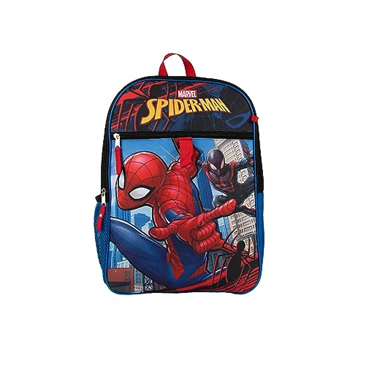 Bioworld Spider-Man With Miles Morales 5-Piece 16" Youth Backpack Set