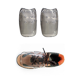 Metatarsal Guards for Work Shoes, 1 Pair Zawasstu Clear Unisex Safety Footwear Work Boot Toe Protector Attachment, Universal Size Metatarsal Shield for Work Boots, Easy to Put on