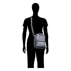 adidas Squad Insulated Lunch Bag, Black/White, One Size