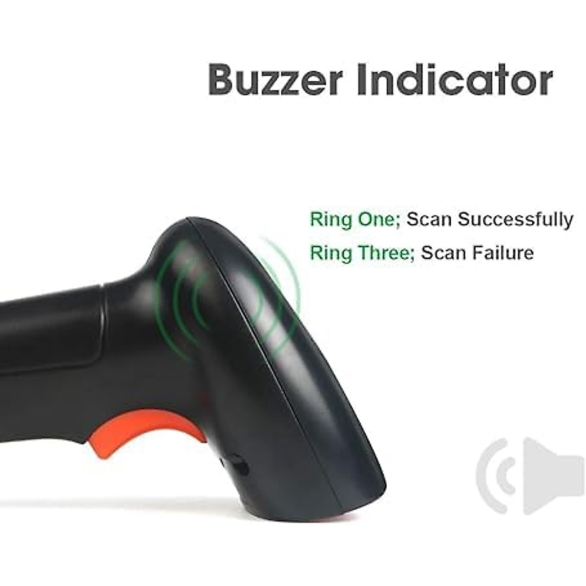 Handheld USB Barcode Scanner Wired Automatic 1D Bar Code Reader for Supermarket, Convenience Store, Warehouse