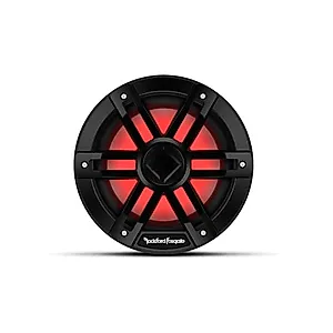 Rockford Fosgate M1D2-8B Color Optix 8" DVC 2-Ohm Multicolor LED Lighted Marine Subwoofer - Black