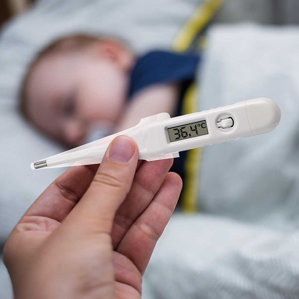 200Pcs Disposable Probe Covers,Thermometers Sleeves Covers Digital Thermometers Probe Covers for Oral Armpit Rectal Electric