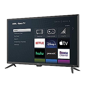Onn 24-Inch Class HD (720P) LED Smart TV Compatible with Netflix, Disney+, YouTube, Apple TV and Google Assistant (100012590) (Renewed)