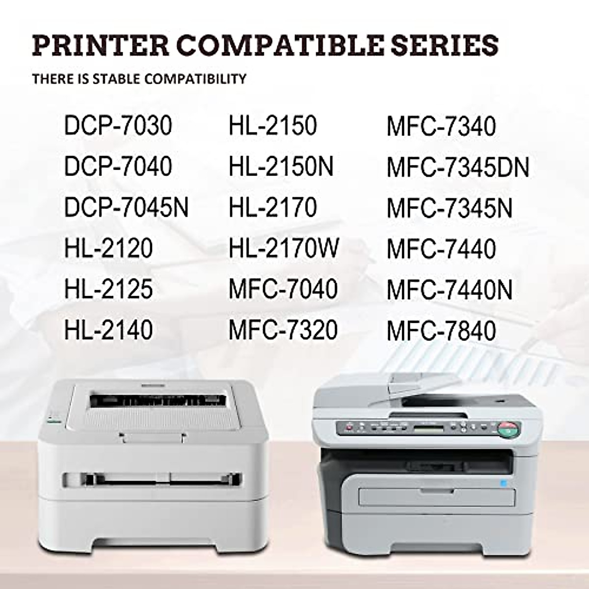 MSAD (1-Pack) TN330 Compatible Black TN-360 TN 330 Toner Cartridge Replacement for Brother DCP-7030 7040 7045N HL-2120 2125 2140 2150 2150N 2170 2170W MFC-7040 Printer Cartridge - Sold by Scandink