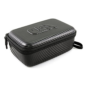 CASEMATIX Hair Clipper Guard Blade Holder Case for Barbers and Stylist Compatible with 12 Metal Andis, Oster, Wahl, Babyliss Detachable Clippers Metal Guards - Blade Storage Case Only