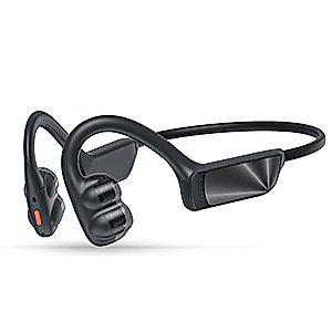 RR SPORTS Wireless Air Conduction Headphones, Open Ear Bluetooth 5.3 Headphones with Built-in Mic, HiFi Sound Headset with 4 Speakers, Sweat Resistant Sport Earphones for Running, Cycling, Driving