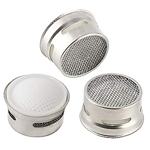 uxcell 3pcs Plastic Faucet Aerators Insert Faucet Replacement Part Water Filter Adapters Faucet Flow Restrictor Accessory