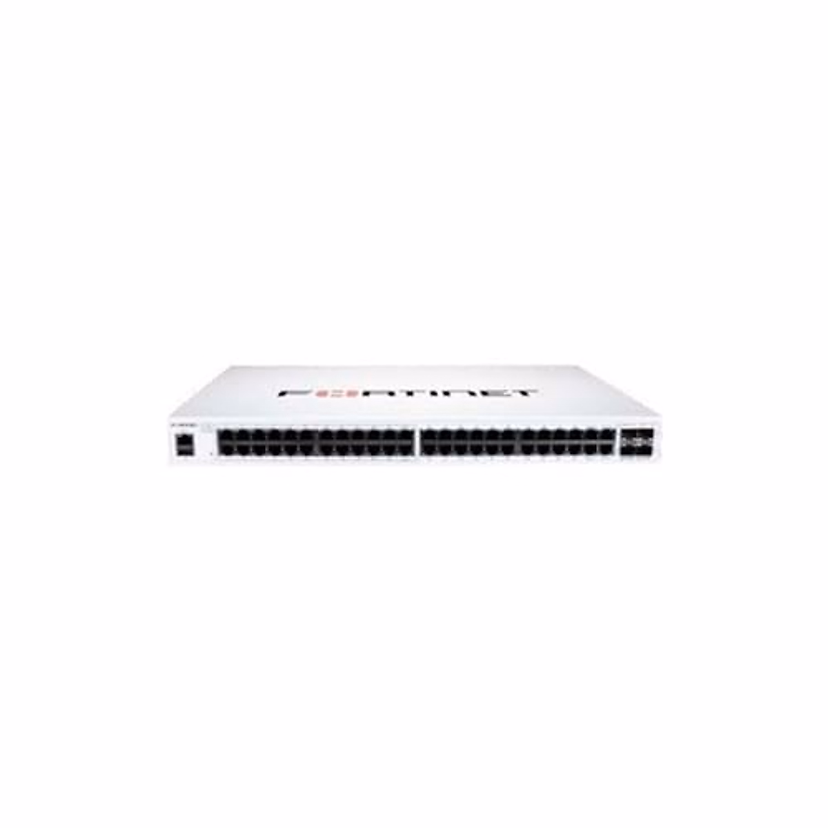 Fortinet FortiSwitch 100 FS-148F-POE Ethernet Switch - 48 Ports - Manageable - 2 Layer Supported - Modular - 476.30 W Power Consumption - 370 W PoE Budget - Optical Fiber, Twisted Pair - PoE Ports - 1